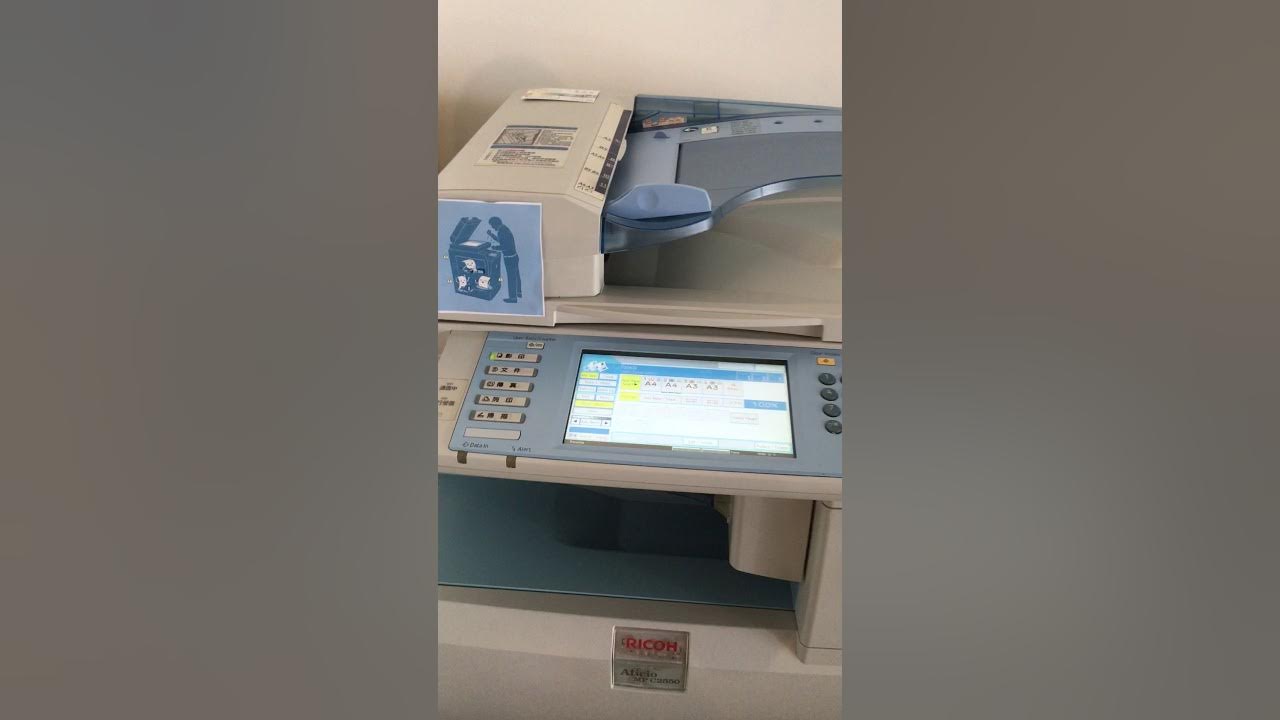 Photocopier - Basic copying functions - YouTube