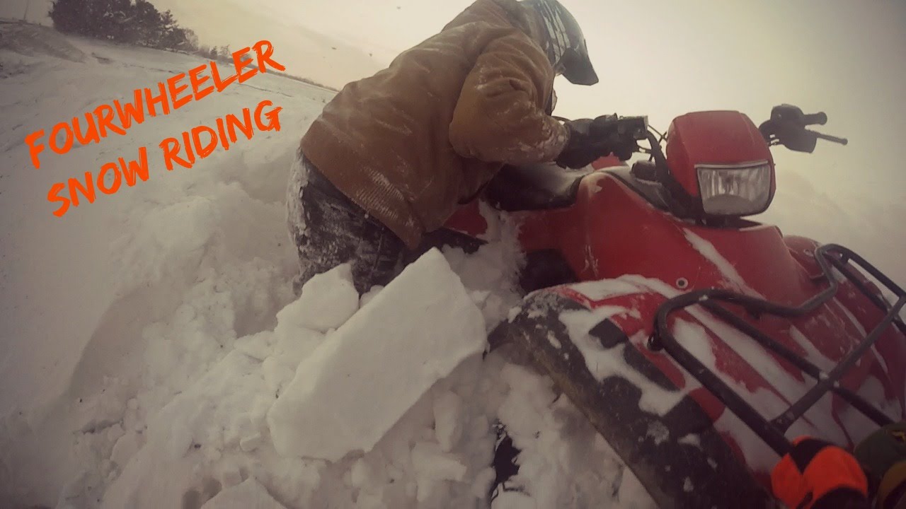 Operation: Rescue Mission (Fourwheeler Snow Riding) - YouTube