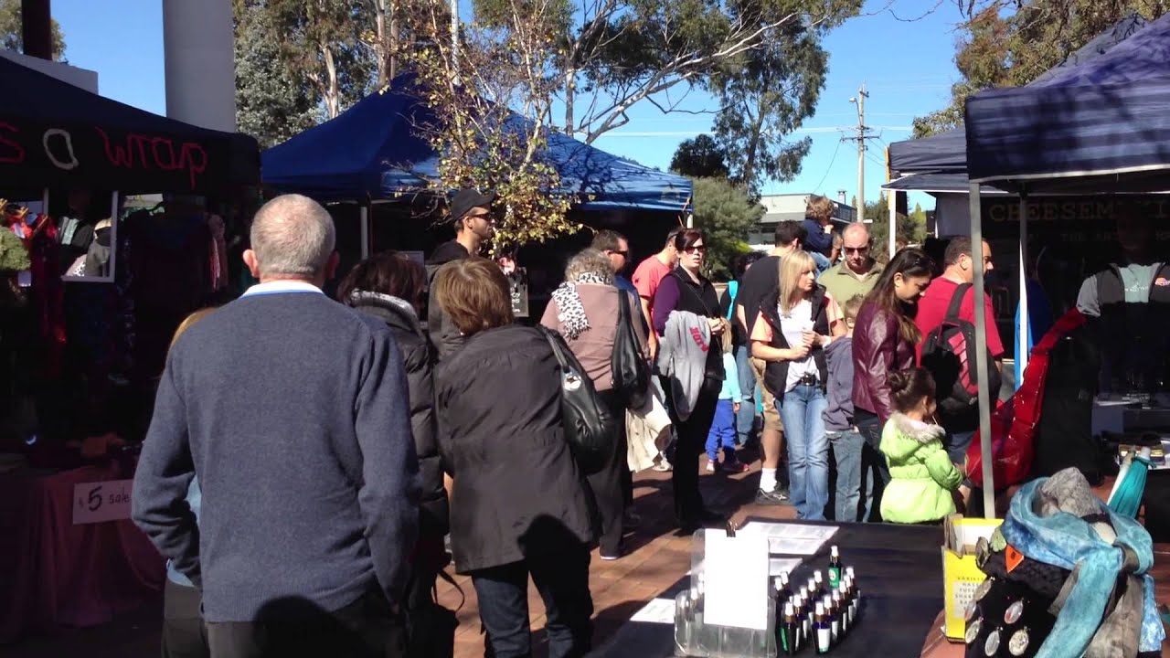 Kalamunda Markets June 2013 Walk about - YouTube