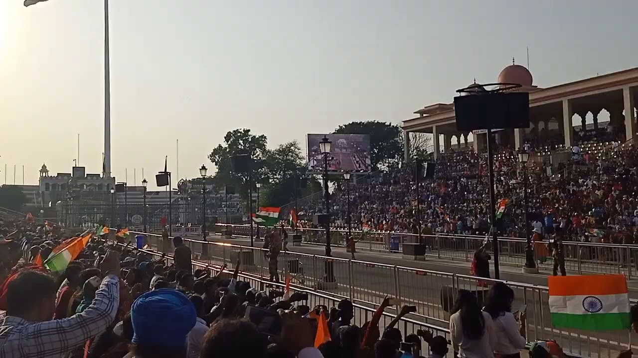 Atari Border Part 1 WAGAH BORDER FULL HD VIDEO Recreation - YouTube