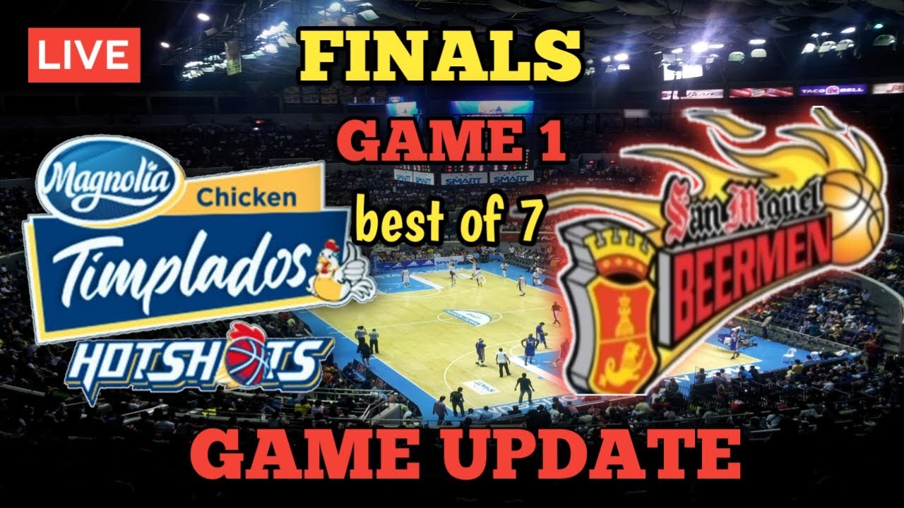 MAGNOLIA VS SAN MIGUEL GAME 1 UPDATE FINALS | PBA UPDATES | PBA ...
