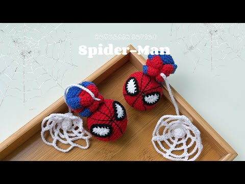 Crochet Tutorial:  Crochet the Marvel Hero | Spider-Man with this spiderweb 🕷️🕸️