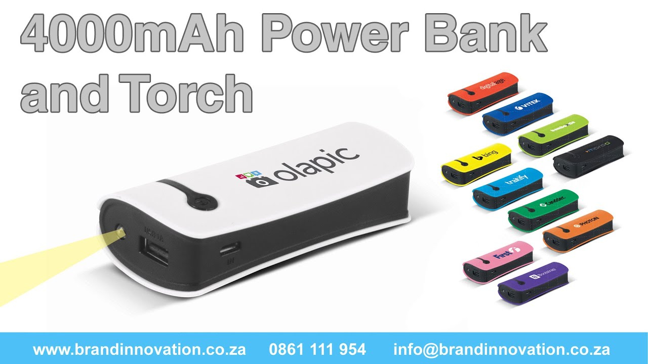 Optimus 4000mAh Power Bank and Torch Review - YouTube