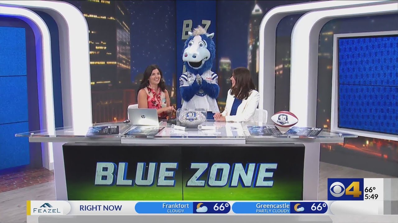 Colts and Blue join the CBS4 morning show to help kick off the new ...