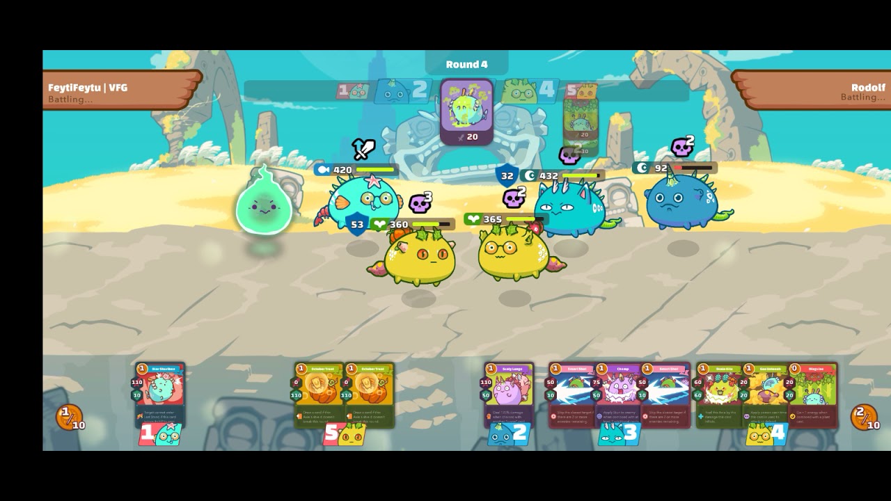 Shrimpinator team vs. Jumping Lason team | Axie Infinity | - YouTube