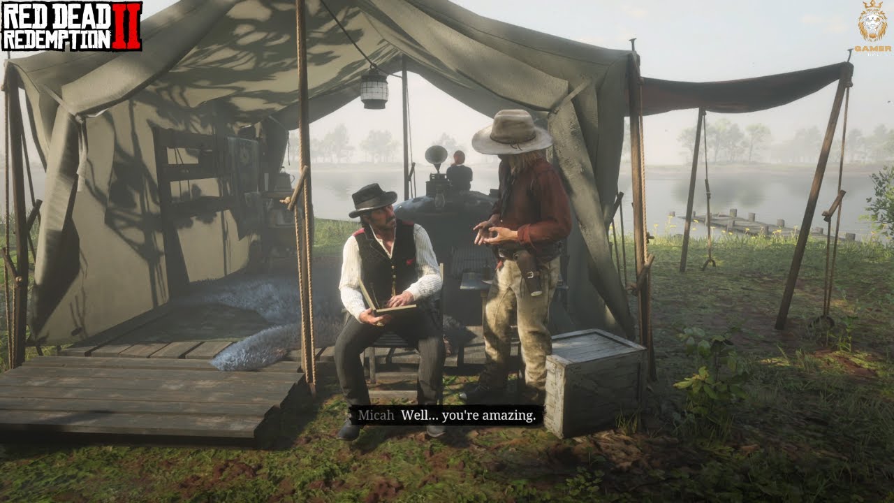 RDR2 - At One Point Dutch Was Actually Suspicious Of Micah - YouTube