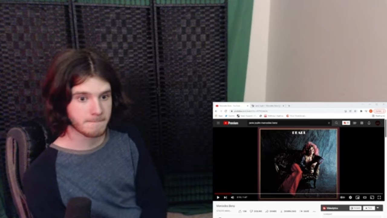 Um?? Reaction to Janis Joplin - Mercedes Benz - YouTube