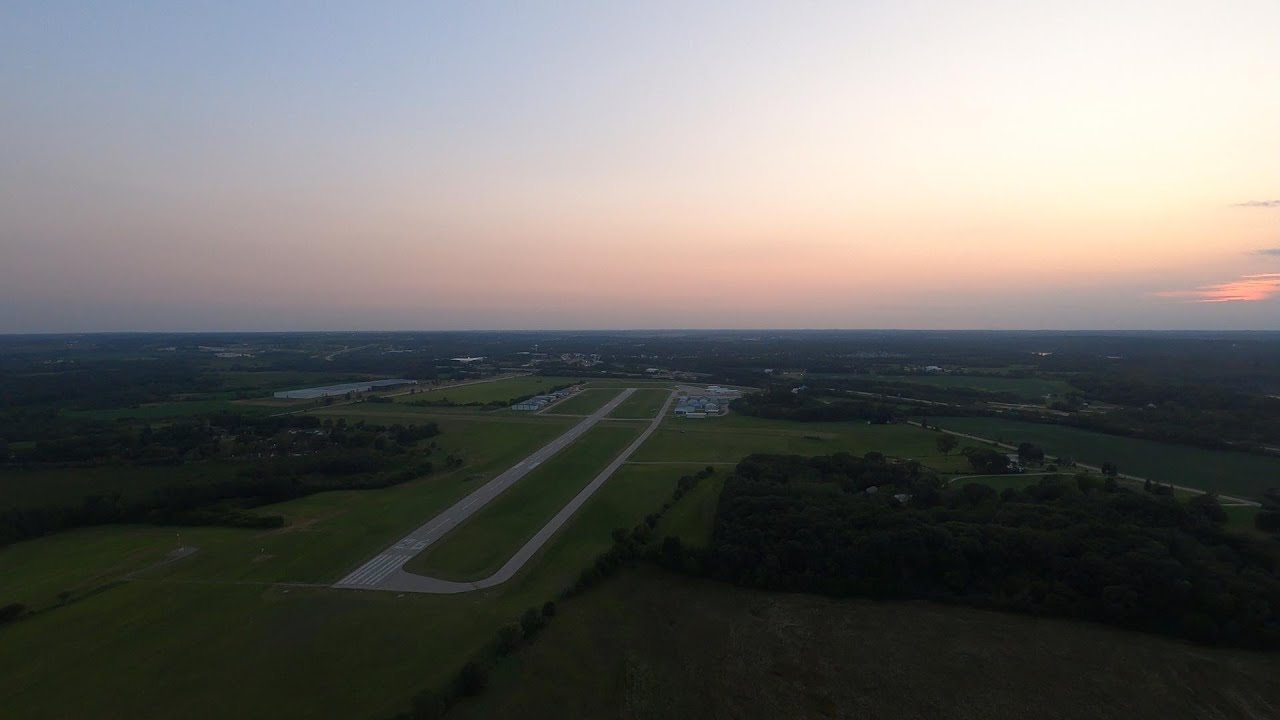 Evening Flight out of East Troy Airport - YouTube