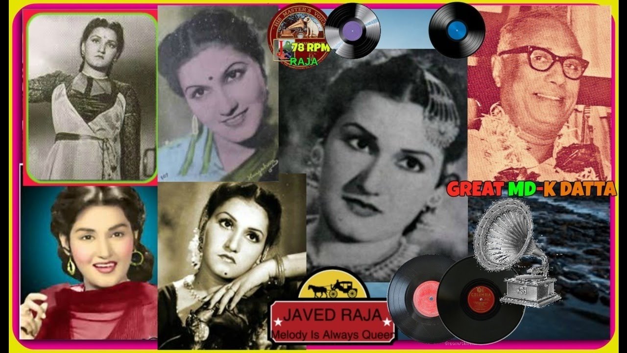 NOORJEHAN~Film~BADI MAA~[1945]~Diya Jala Kar Aap Bujhaya-[Great-78 RPM ...