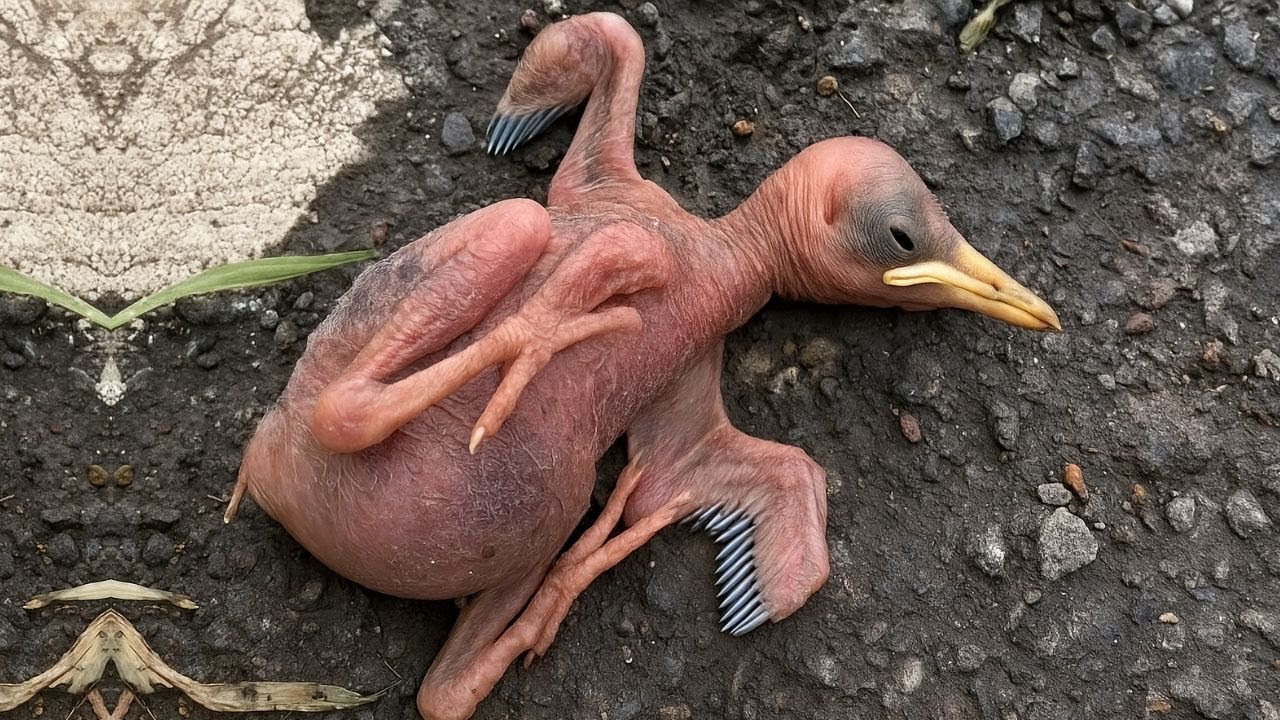 Weak Little Bird Survives After Falling From Tree - YouTube
