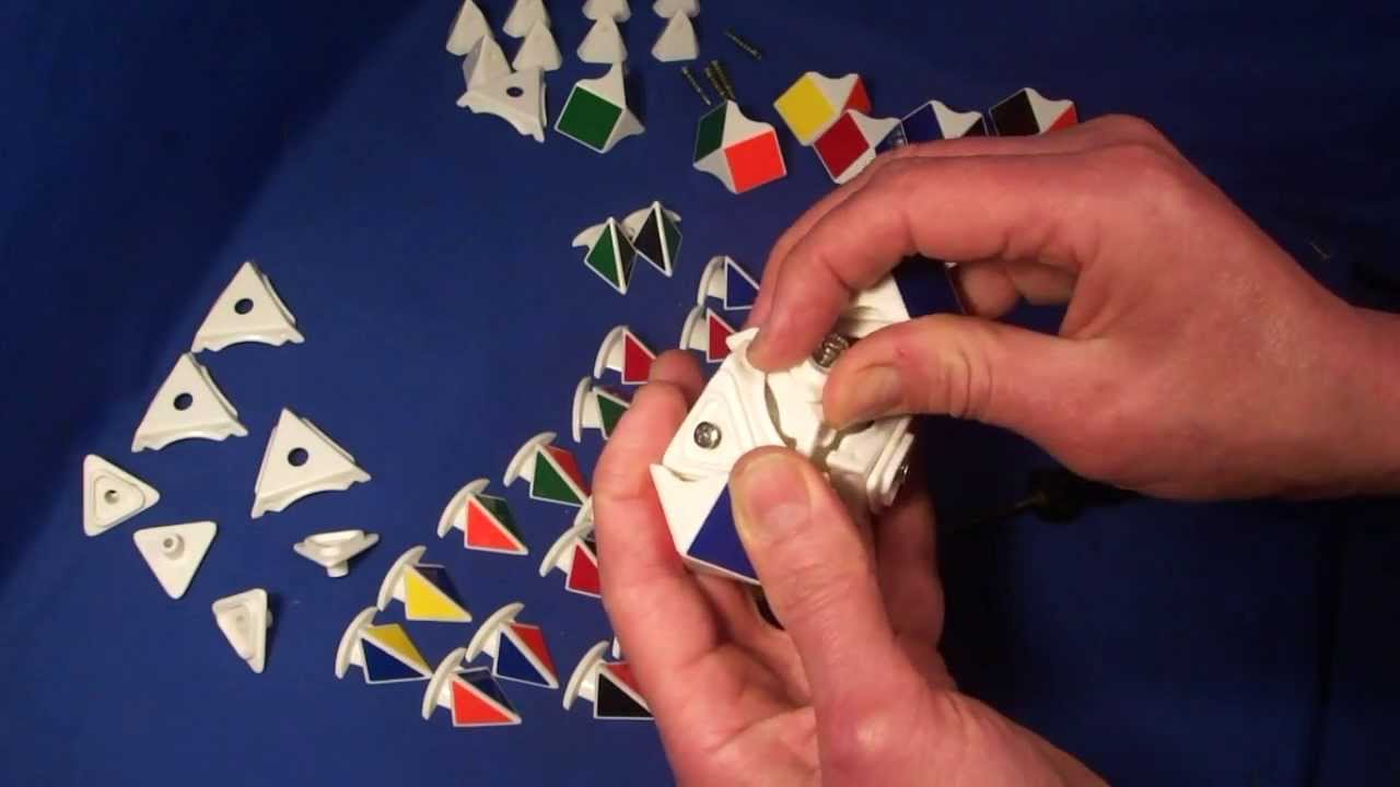 Lattice Cube Puzzle **Mechanism Revealed** (disassembly & assembly ...