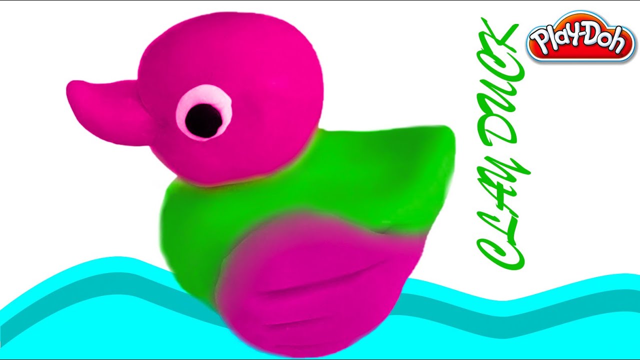 ️ Clay with me- how to make duck/ batak |bath toy | model craft ...