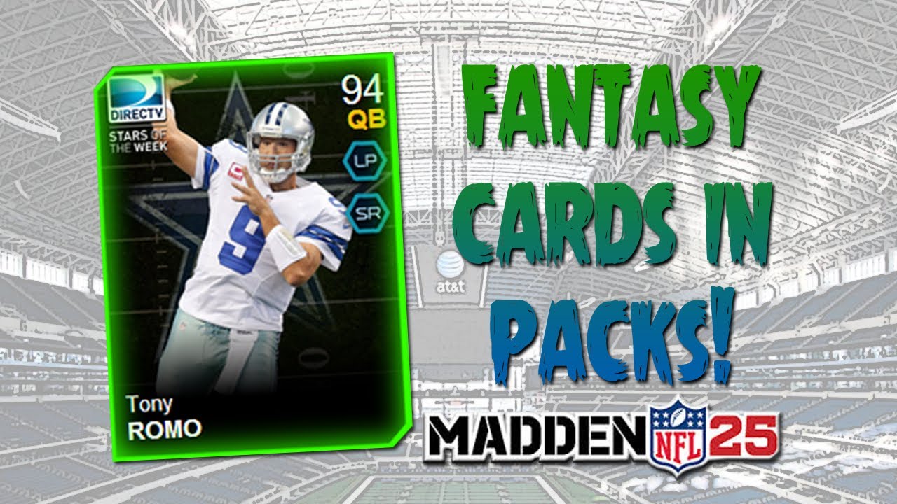 Fantasy Cards & Collectibles In Packs! | Madden 25 Ultimate Team - TOTW ...