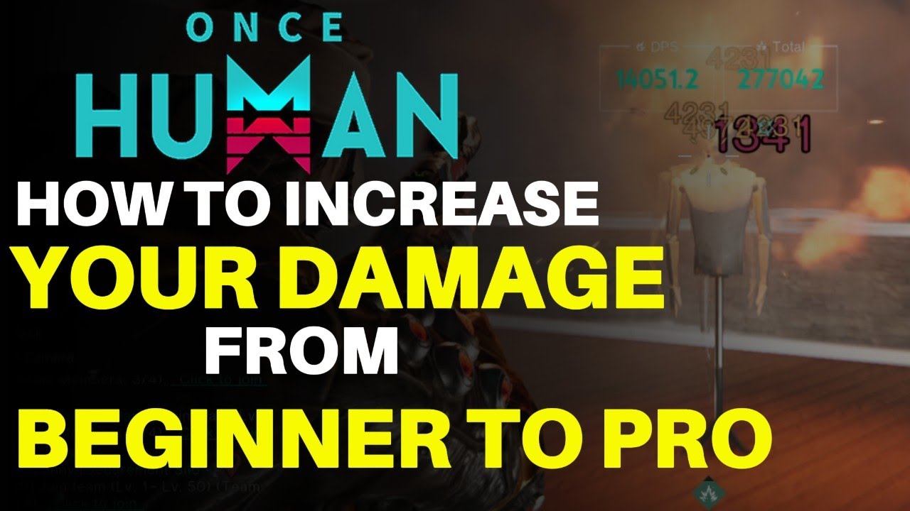 HOW TO INCREASE YOUR DAMAGE in Once Human #OnceHuman #SurvivalGame # ...