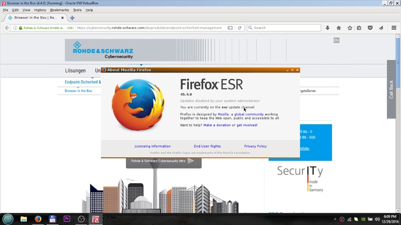 Browser in the box Firefox bitbox. Browse web like Merkel - YouTube