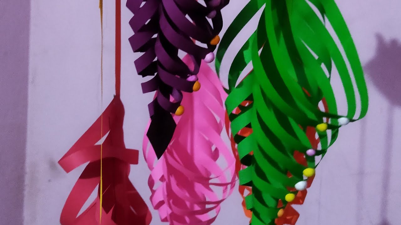 New Disign paper work || Amazing paper work for wall hanging - YouTube