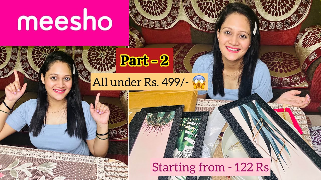 *Latest* Meesho Home Decor Haul Starting Rs 122 😱 Affordable and ...