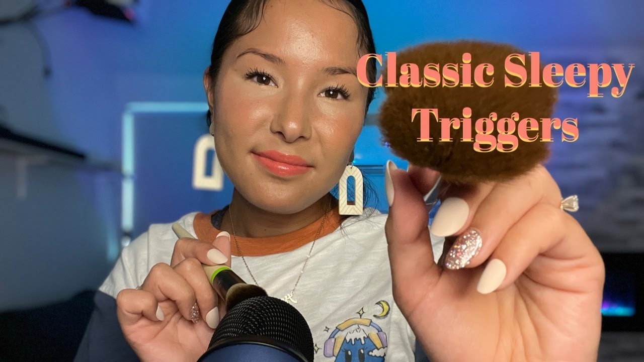 ASMR 10 Tingly Triggers To Help you Sleep (Inaudible Whispers, Crinkles ...