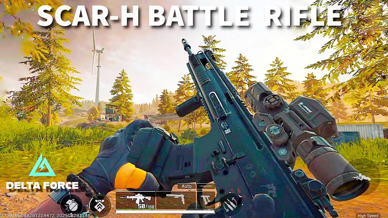 SCAR-H DELTA FORCE MOBILE GAMEPLAY | Delta force mobile - YouTube