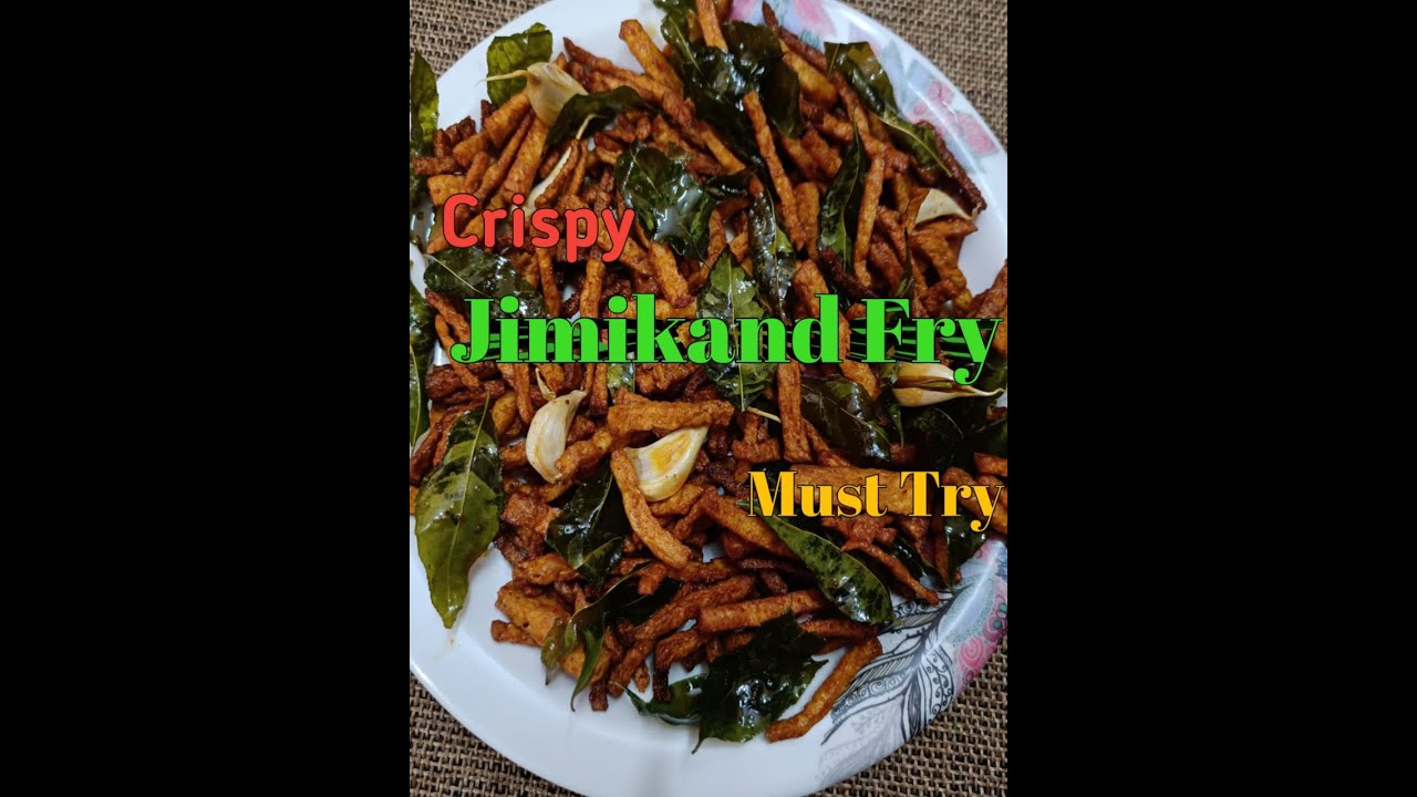 Crispy Jimikand Fry/Suran Fry/Elephant Foot yam Fry/spicy Yam Chips ...