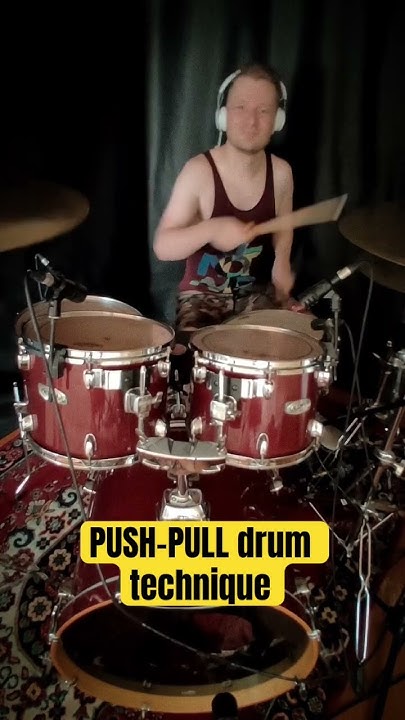 Darvin Seitablayev - PUSH-PULL drum technique #drumming #instrumental - YouTube