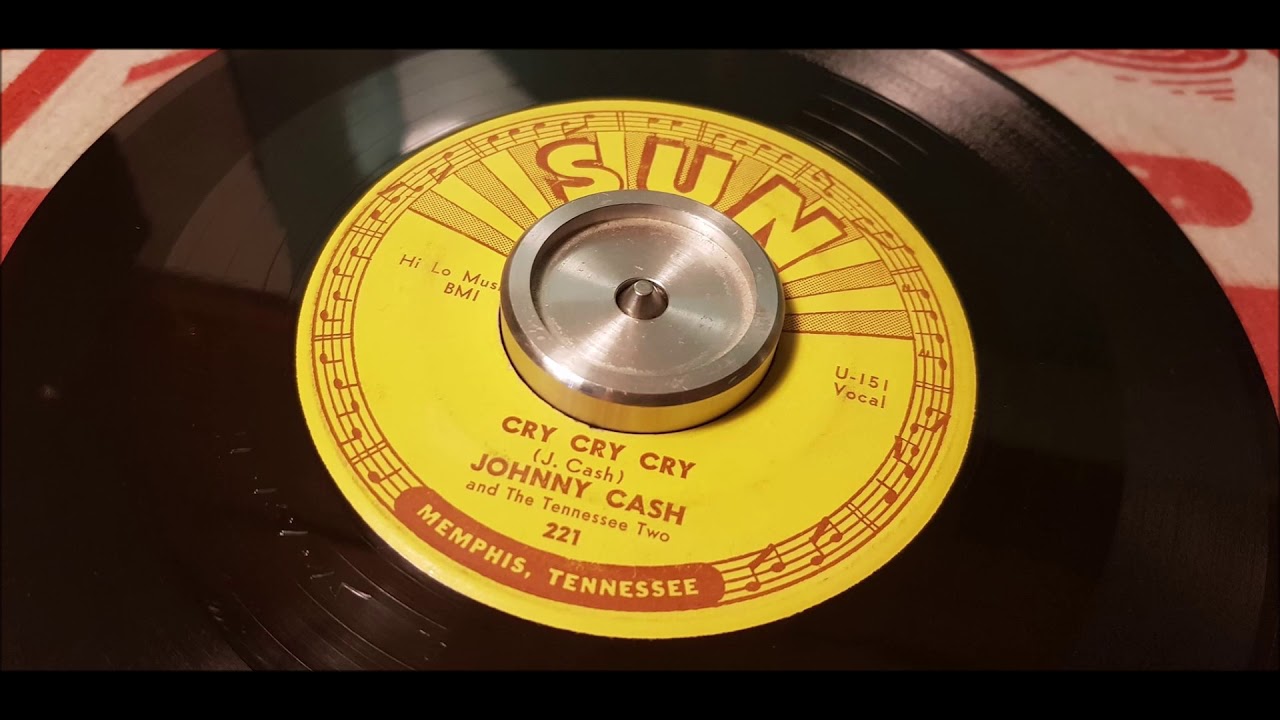 Johnny Cash - Cry Cry Cry - 1955 Rockabilly - SUN 221 - YouTube
