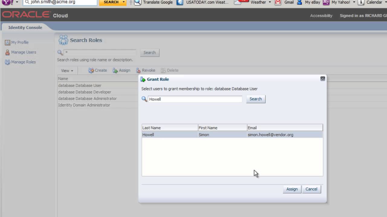 Administering a Trial Subscription to an Oracle Cloud Service - YouTube