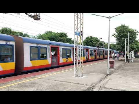 New EMU train in Perambur Carriage work For Chennai Central - YouTube