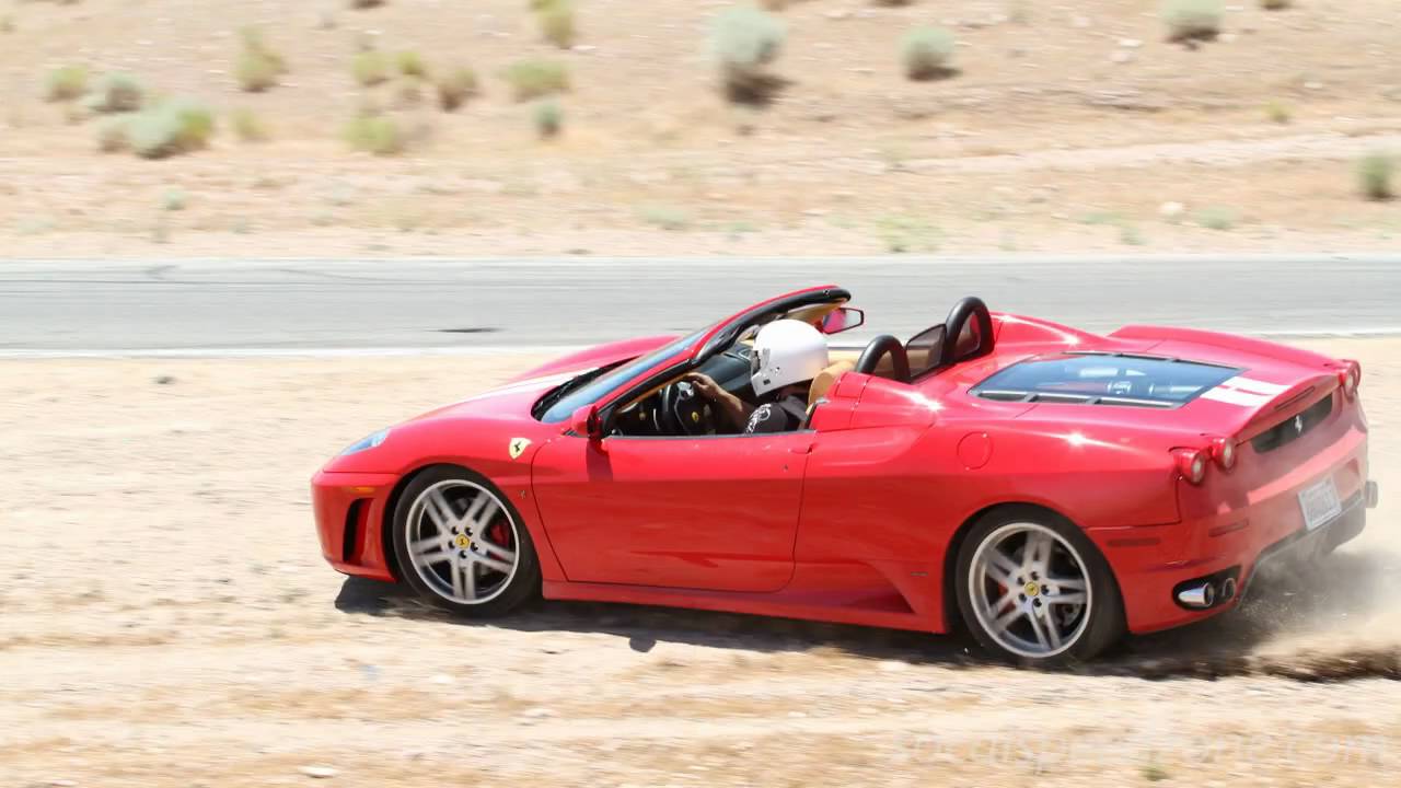 Ferrari F430 going off track at Willow Springs - YouTube