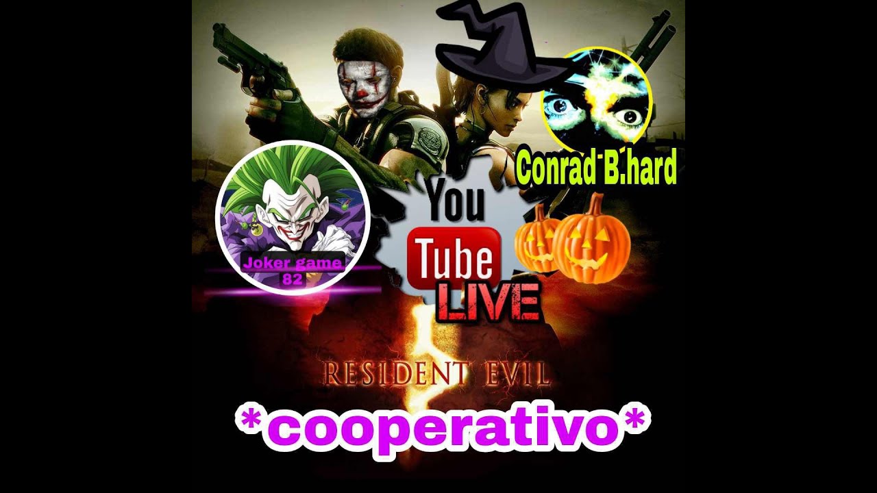 Noche de retro! hoy se juega resident evil 5 con @Conrad_B_Hart ...