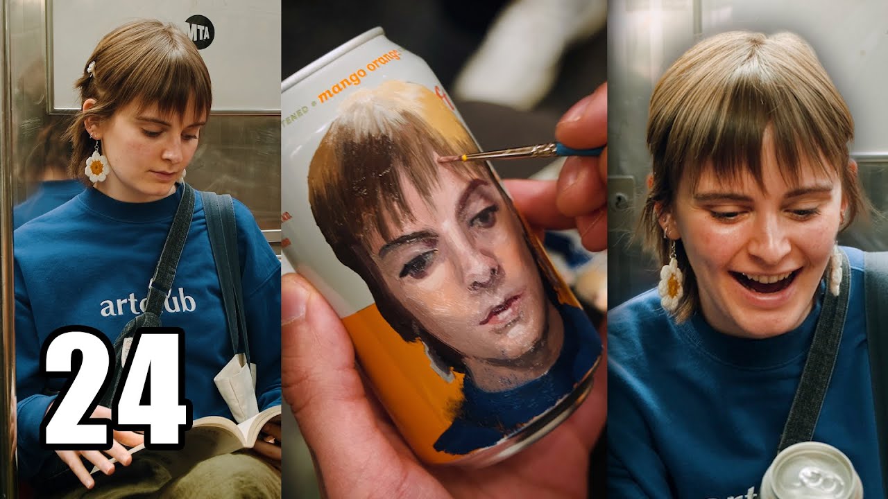 Unexpected Subway Portraits That Made Their Day - YouTube