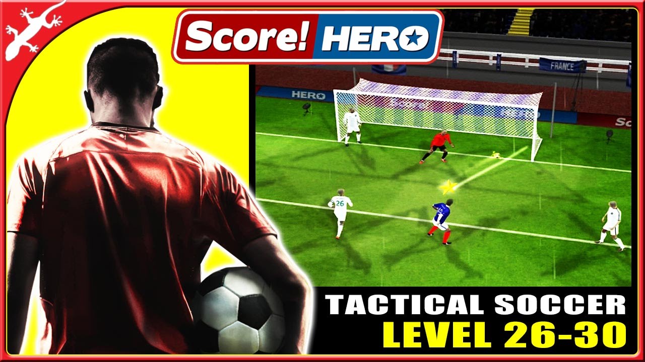 Score Hero : Great Tactical Soccer Game - Level 26-30 (ios Gameplay ...