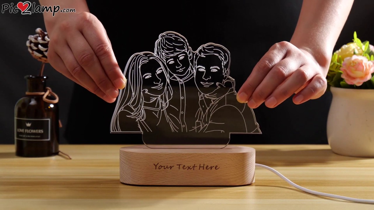 Personalized Creative Photo 3D Lamp Light Review, Creative Idea For ...