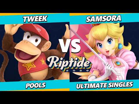 Riptide 2026 - Tweek (Diddy Kong) Vs. Samsora (Peach) Smash Ultimate - SSBU