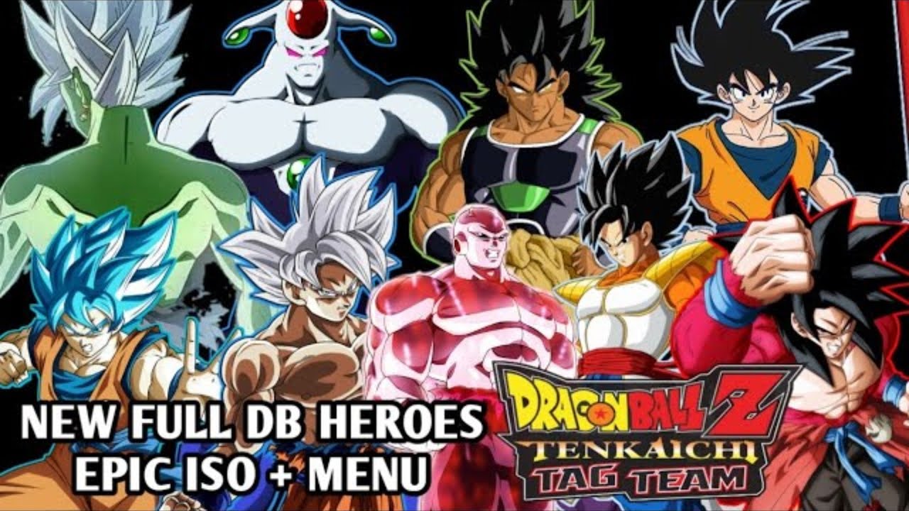 NEW DBZ TTT MOD FULL ISO + MENU BT3 STYLE SUPER DRAGON BALL HEROES ...