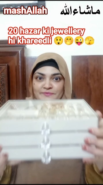 20 hazar ki srif jewellery hi purchase Karli 😜🫣🤭😲#shorts#trending# ...