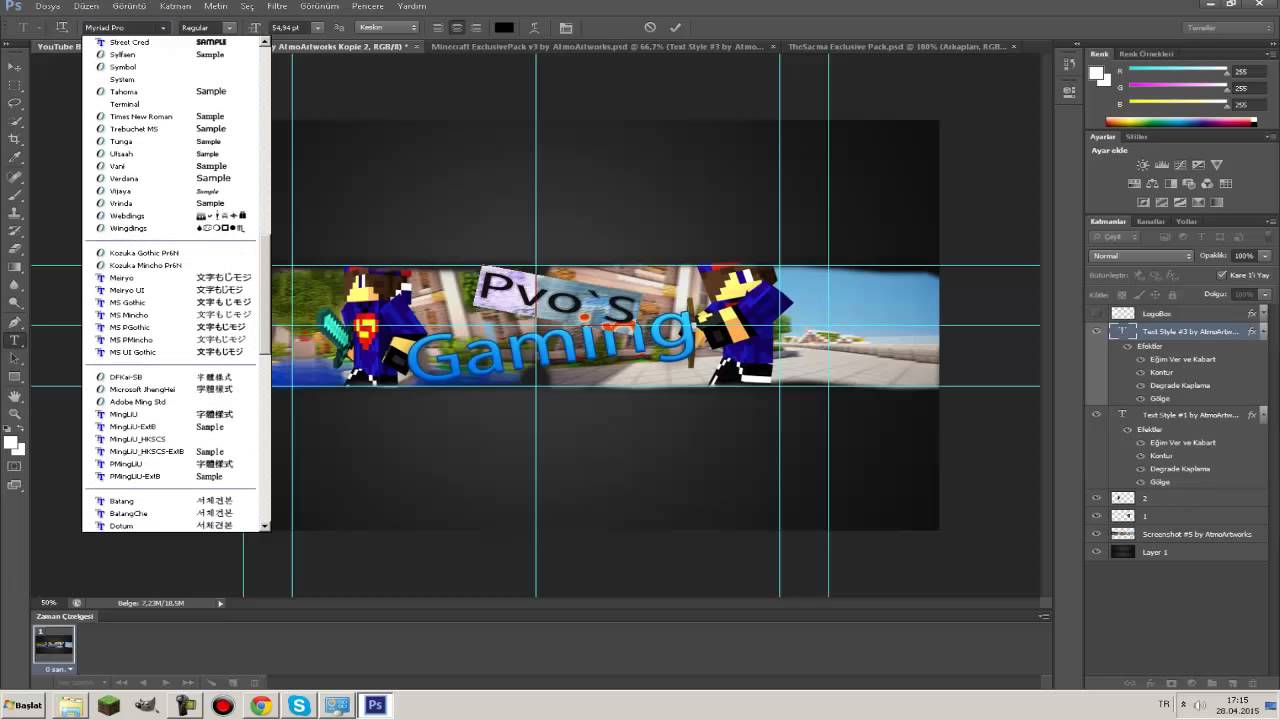 Pvo`S Gaming Speed Art - YouTube