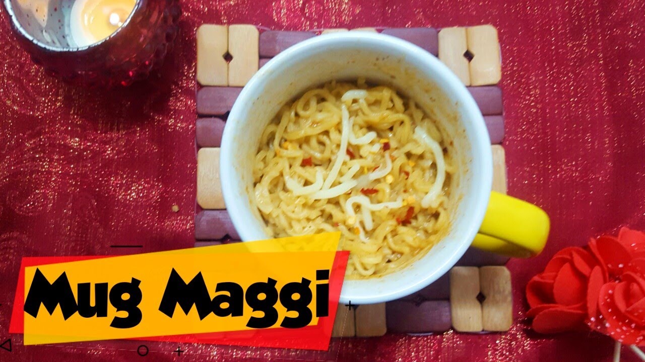 Mug Maggi Recipe - 3 Minutes Microwave Maggi Recipe For Kids - YouTube