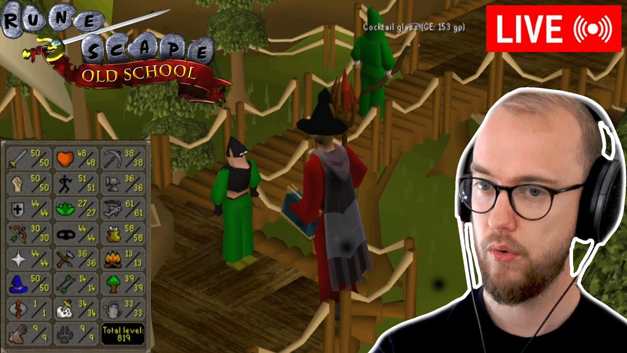 Grinding For Dragon Scimitar! - First Time OSRS HC Ironman Day 23 - YouTube