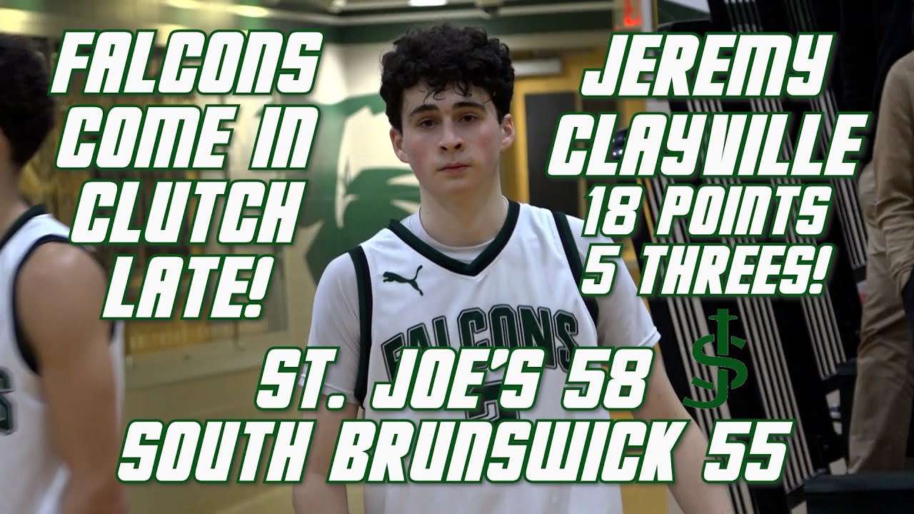 St. Joseph (Metuchen) 58 South Brunswick 55 | Boys Basketball ...