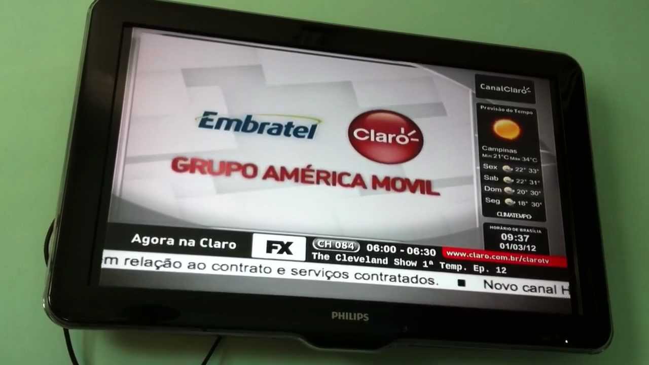Via Embratel agora é Claro TV - YouTube