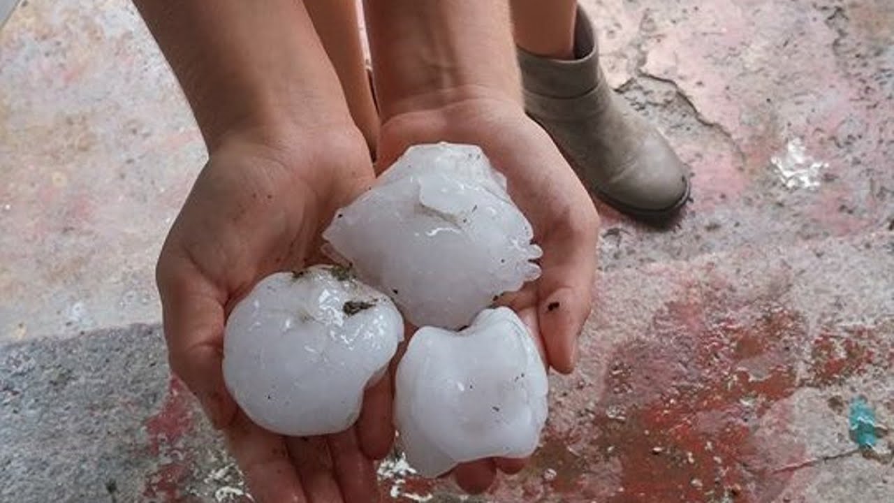 Large Hail Kentucky 07 04 2015 - YouTube