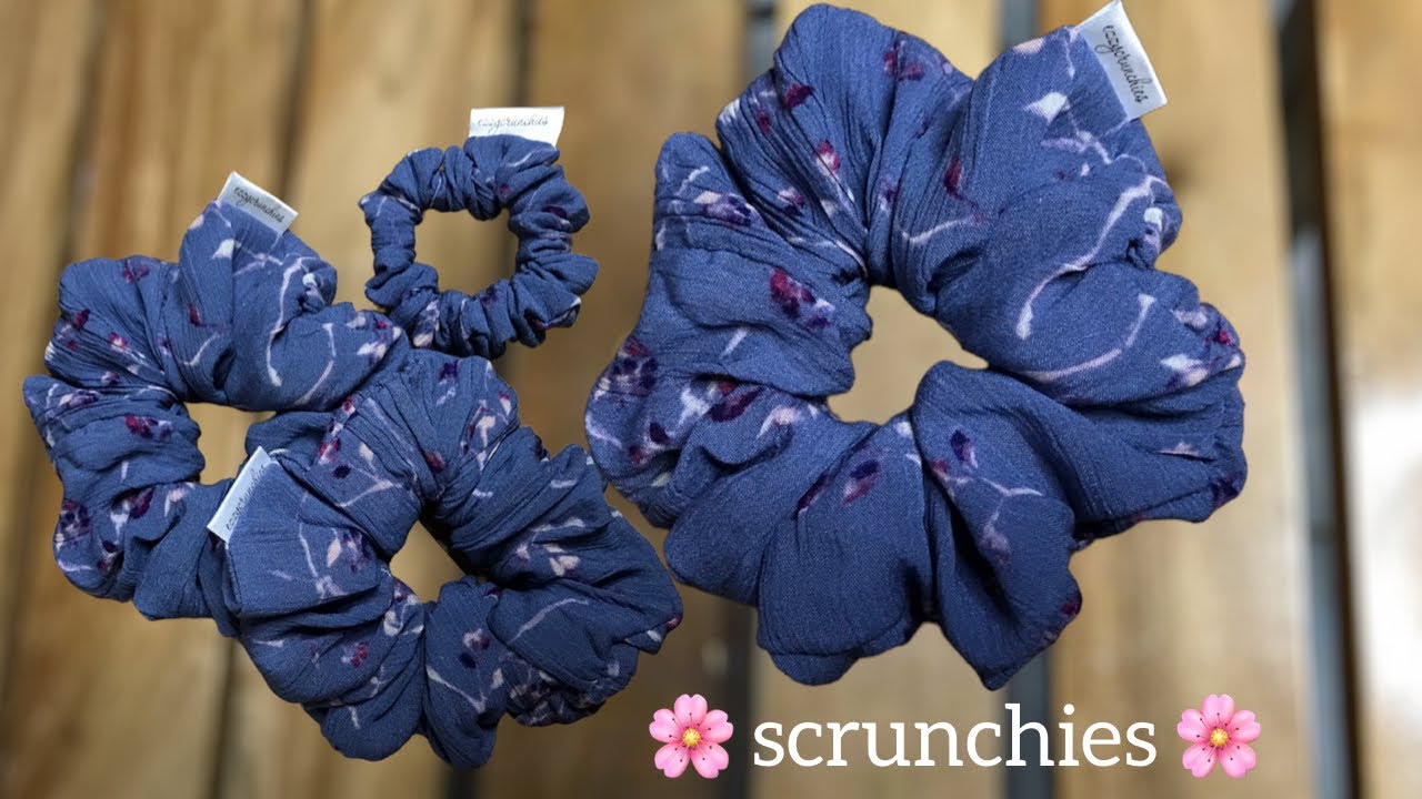 🌸Making scrunchies for my small business | ezzycrunchies 🌸 - YouTube