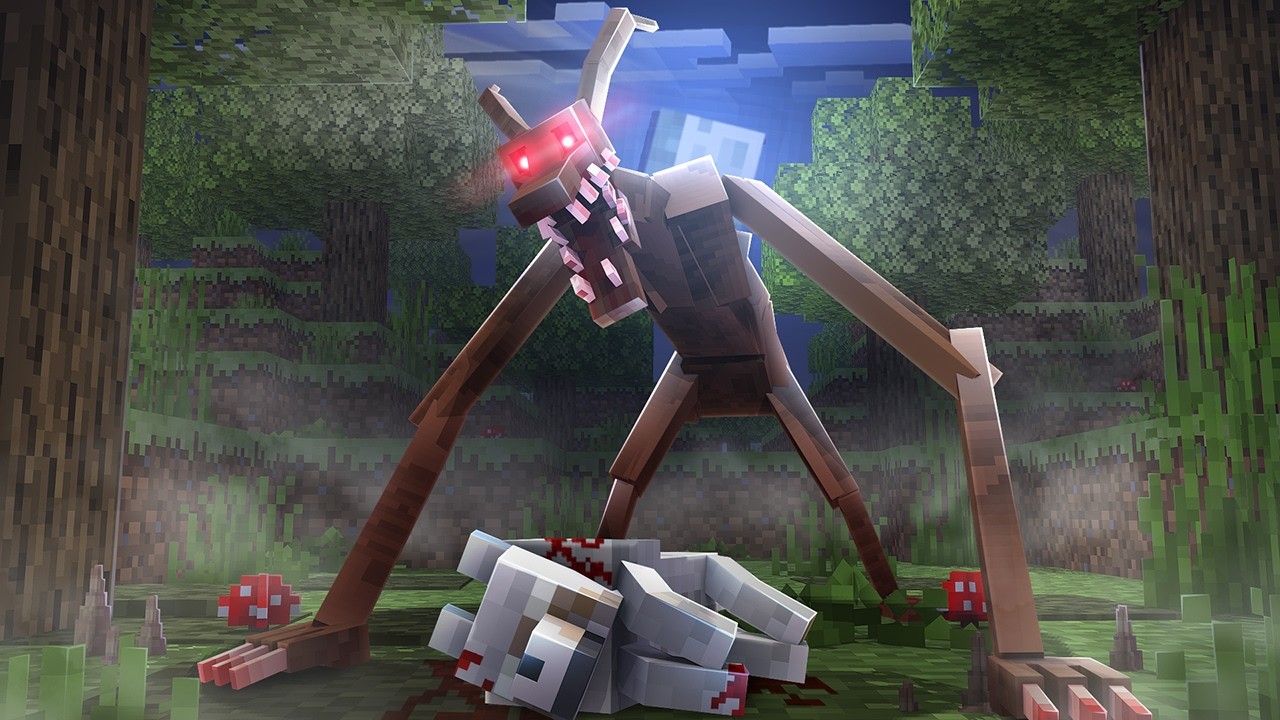 minecrafts new horror mod is actually TERRIFYING.. the Goatman - YouTube