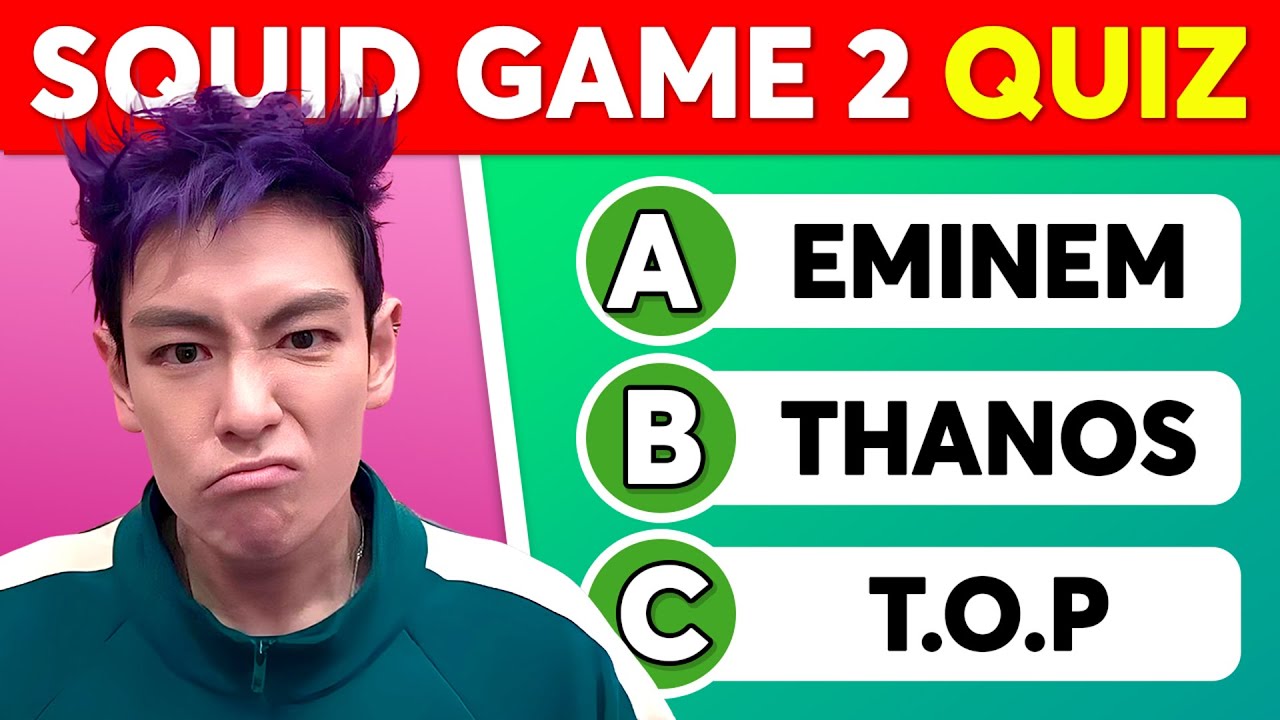 SQUID GAME 2 Quiz 🦑🎮 How Much Do You Know About SQUID GAME 2? | Mouse ...