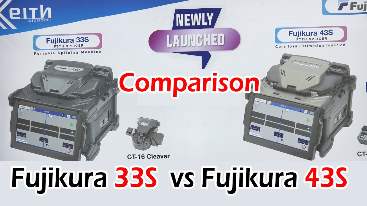 Fujikura 33S vs Fujikura 43S - Comparison - CT16 vs CT50 - YouTube