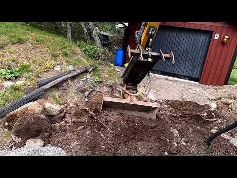 Digging a Trench for an Electrical Cable, 2023q2 - YouTube