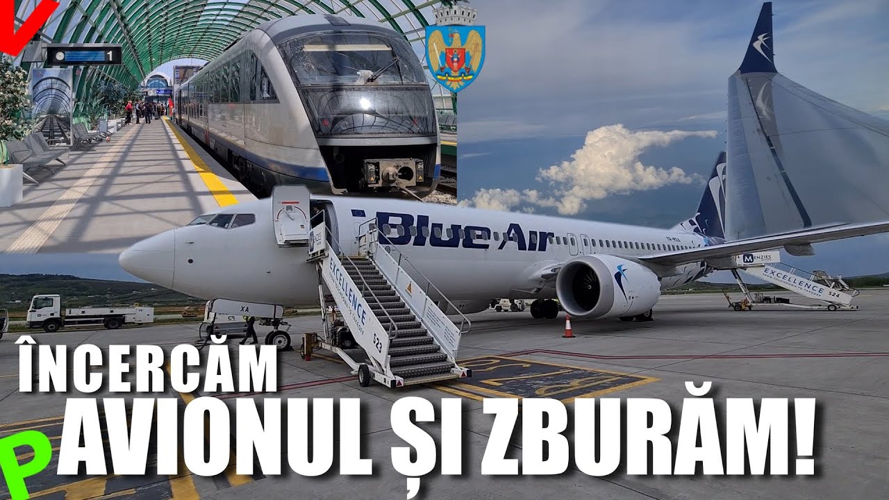Exclusiv pentru prima data | Cu avionul Bucuresti-Cluj si cum a fost ...