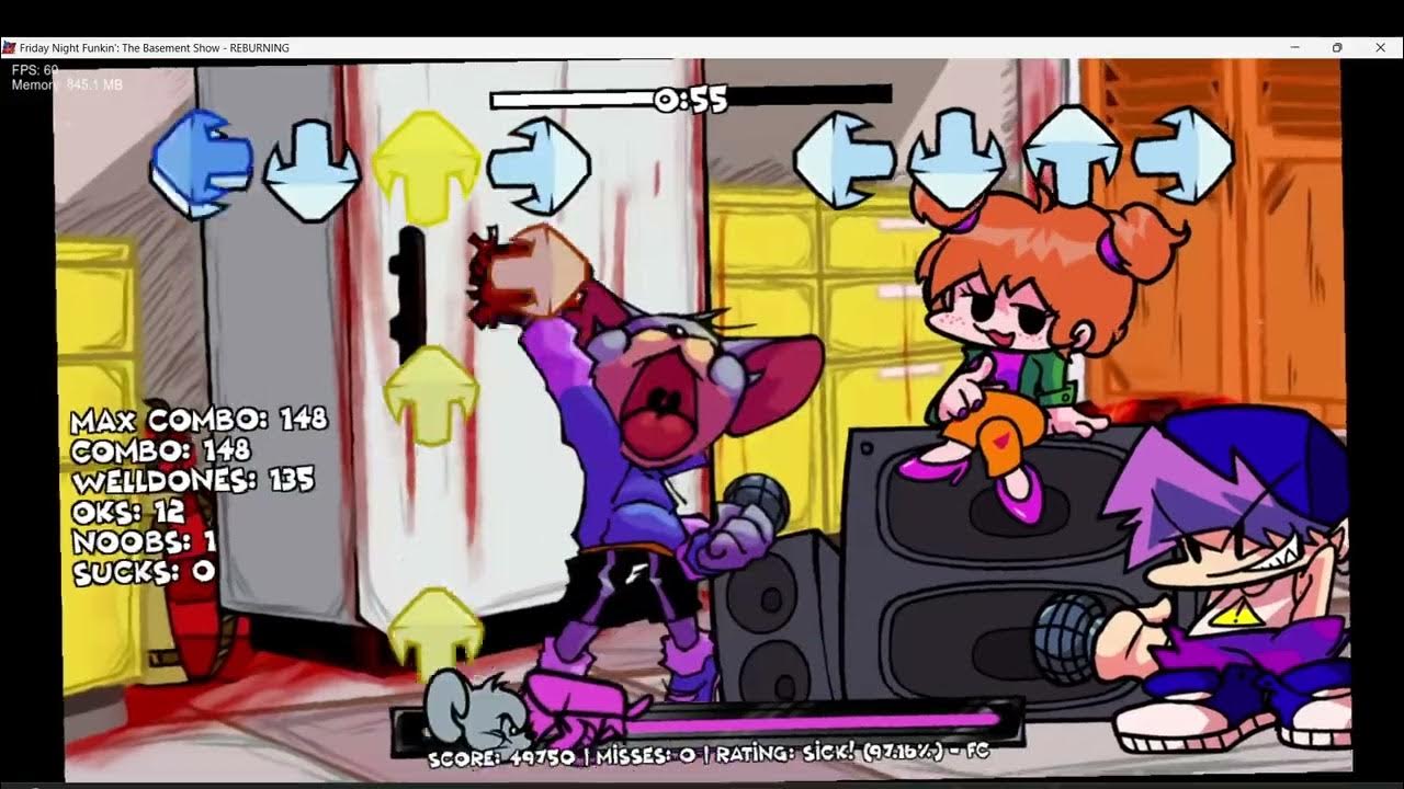 FNF The Basement Show V2.5: Reburning (Vs Tuffy) - YouTube