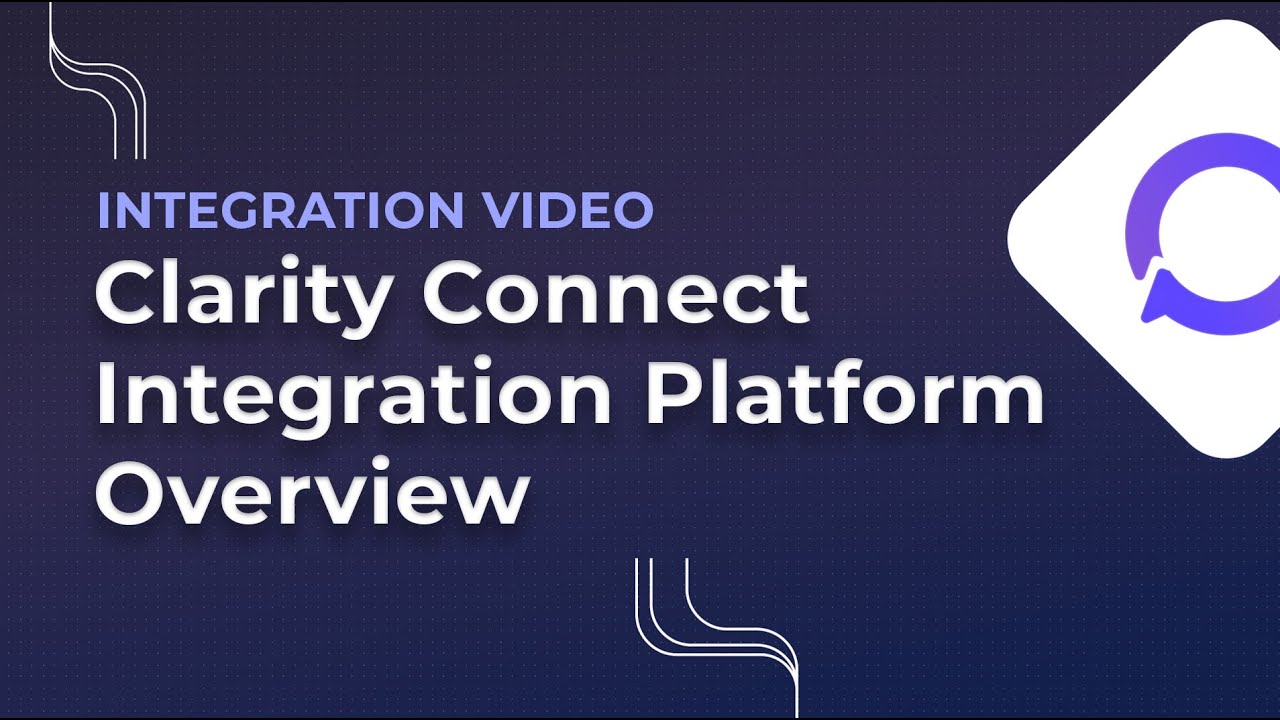 Clarity Connect Integration Platform Solution Integrates any ERP, CRM ...